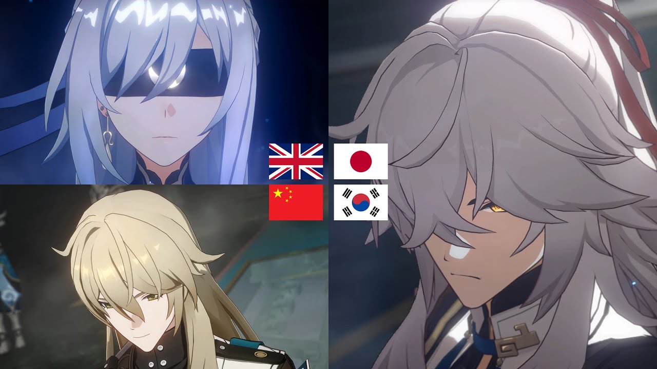 O̶t̶t̶o Luocha, Jingliu, vs Jing Yuan CUTSCENE in 4 Languages - YouTube