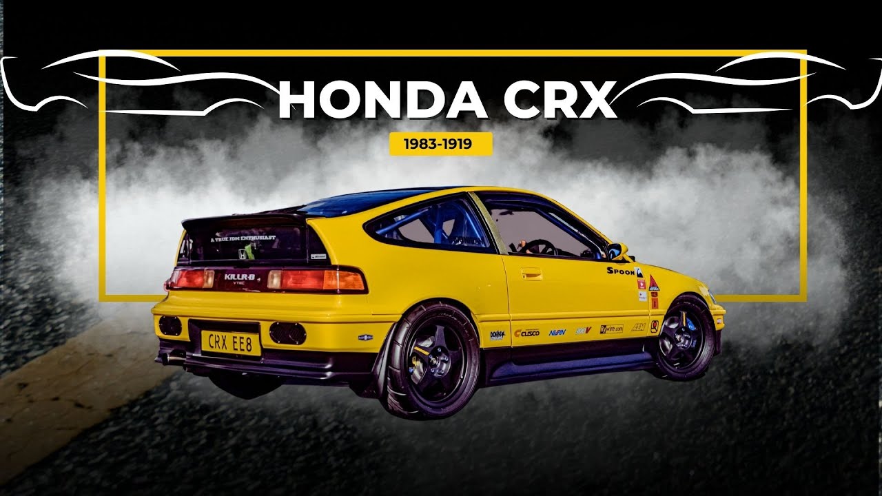 Why the Honda CRX Compact Sports Car Revolutionized the 90s - YouTube
