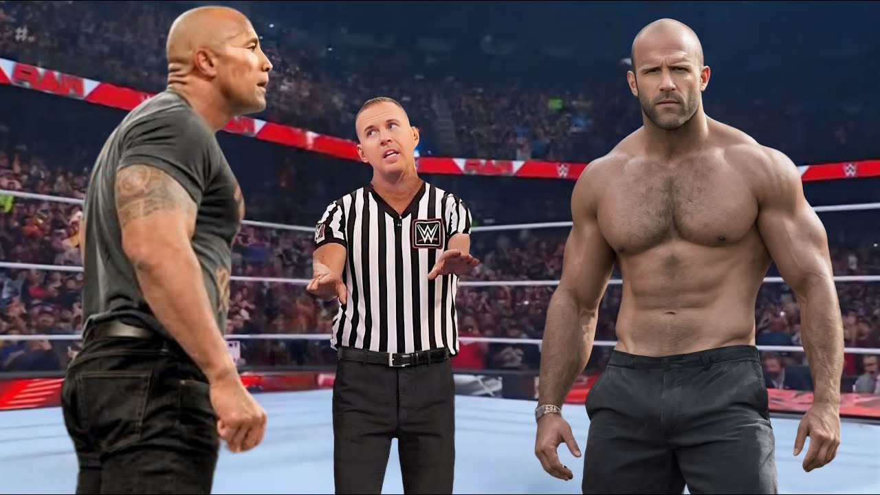 🔥Full Match - The Rock vs Jason Statham | Iron Man Match 2024 | WWE Aug ...