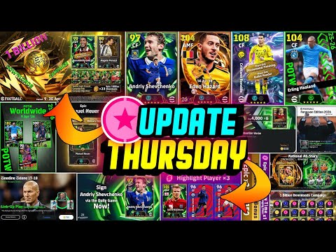 eFootball 2026 – Neues Update v5.4.0! Gratis epische Belohnungen 😍 Neuer Schatzlink, Donnerstags-...
