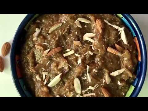 fig halwa | halva recipe | halwa recipe - YouTube