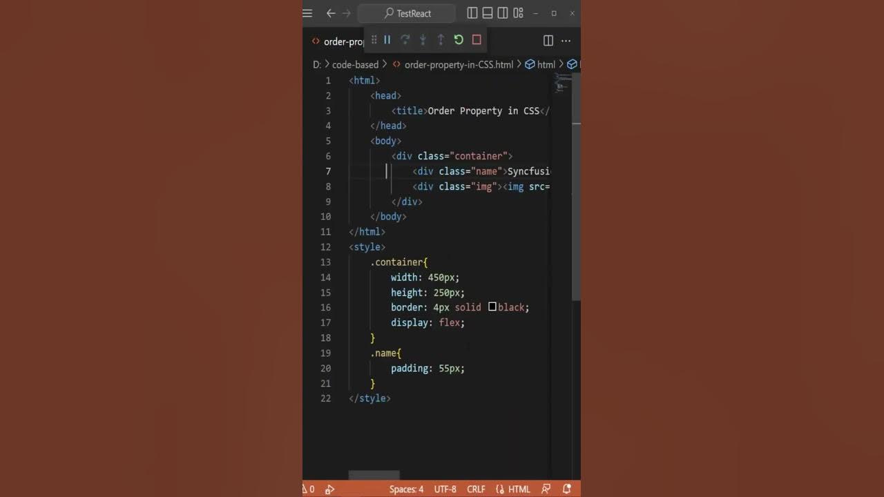 Change the Order of Flexible Items Using CSS Order Property - YouTube