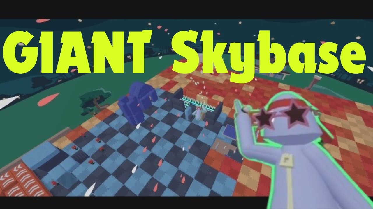 I made the BIGGEST SKYBASE in yeeps hide and seek! - YouTube