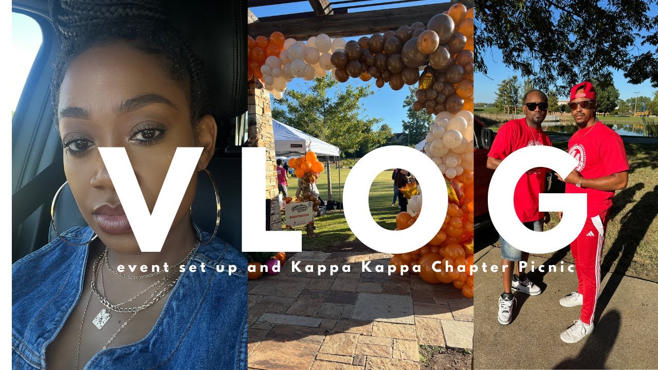 Day In The Life Vlog I Event Setup & Kappa Picnic - YouTube