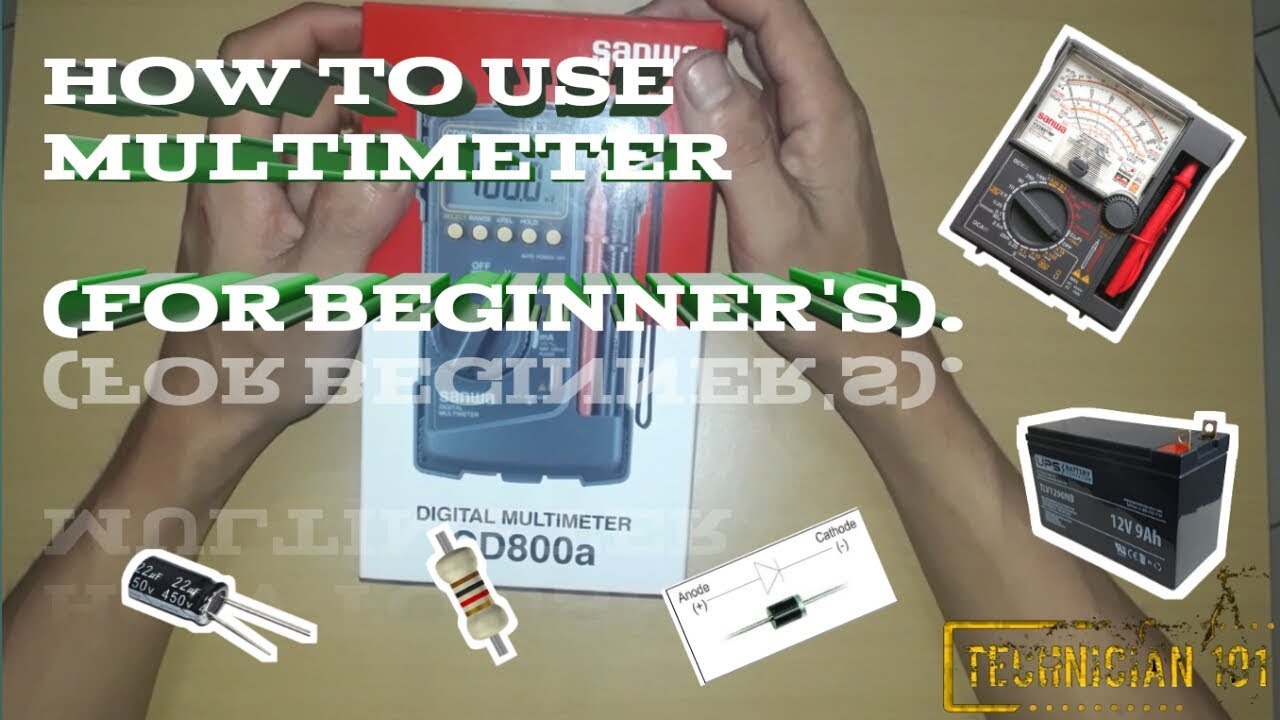 How to use multimeter (for beginners). - YouTube