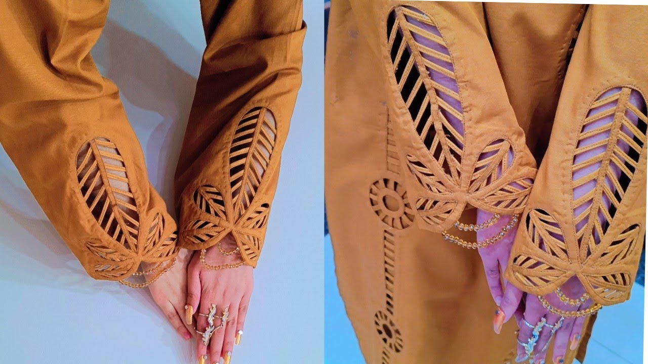 Stitching tutorials of these beautiful sleeves😍||vlog|| style Yourself ...