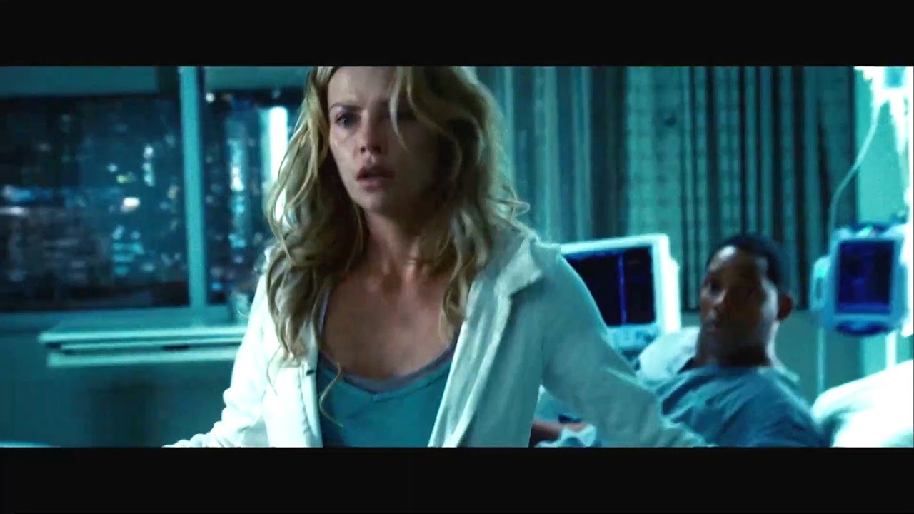 Charlize Theron and Bedridden Superhero Will Smith Attacked in Hospital Scene | Hancock (2008 ...