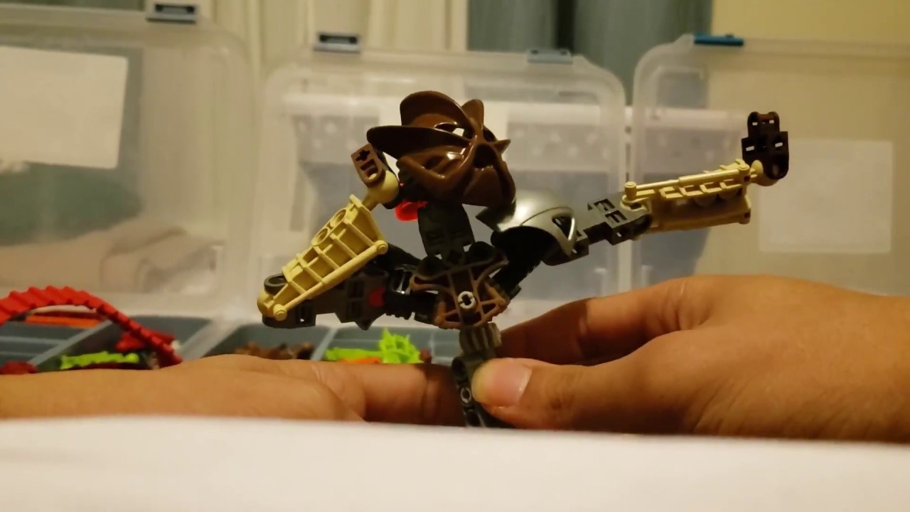 Lego Bionicle articulated custom metru frame - YouTube
