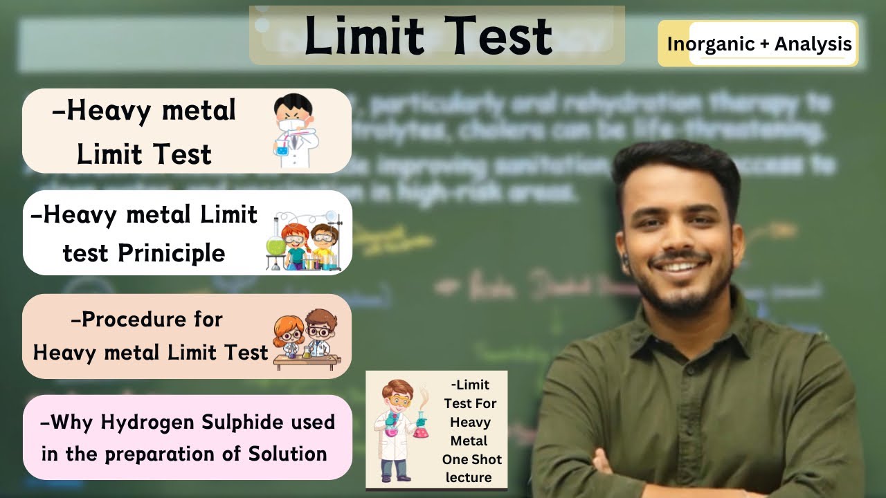 Limit test for Heavy Metal | Heavy Metal limit test | Principle of ...