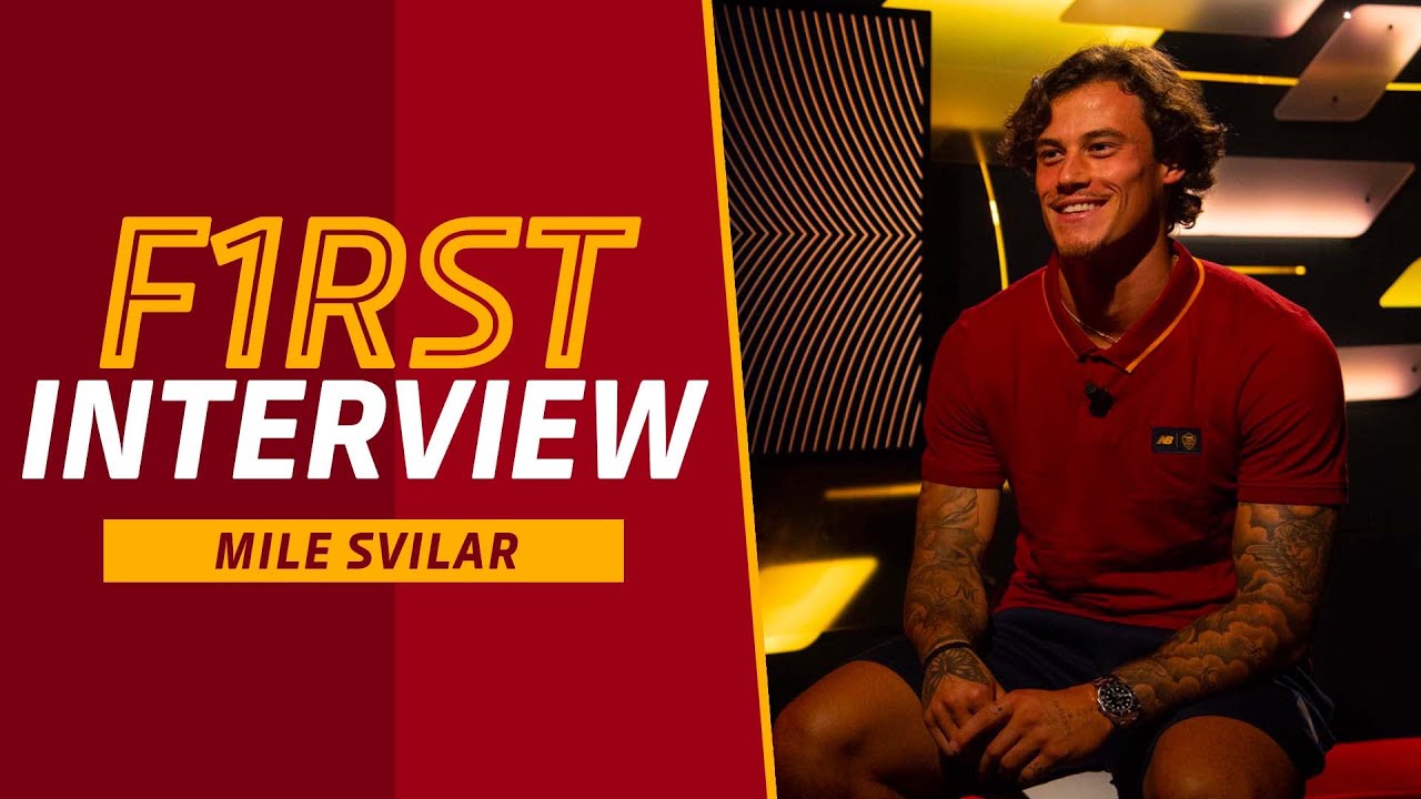 WELCOME TO ROMA, MILE SVILAR! 👋 | The goalkeeper's first interview ...