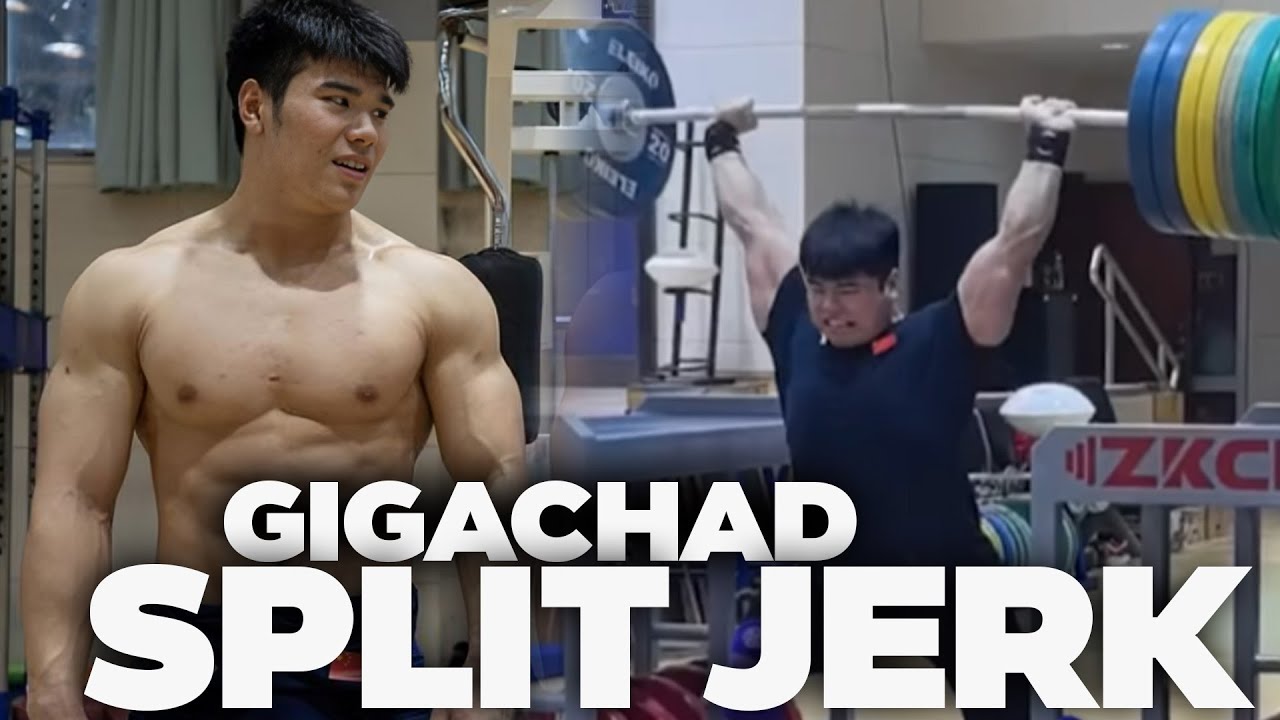 Liu Huanhua's Split Jerk Technique Breakdown - YouTube