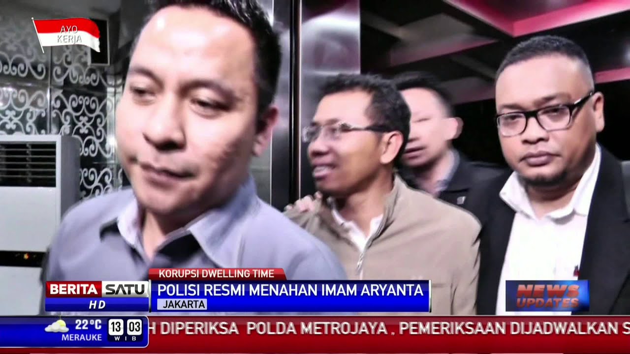 Polisi Tahan Tersangka Dwelling Time, Imam Aryanta - YouTube