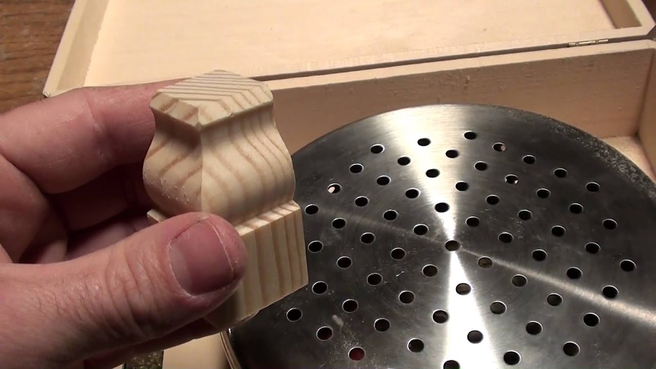 Homemade Box Guitar - Part 7 of 9 - Sound Holes and Single Coil ...