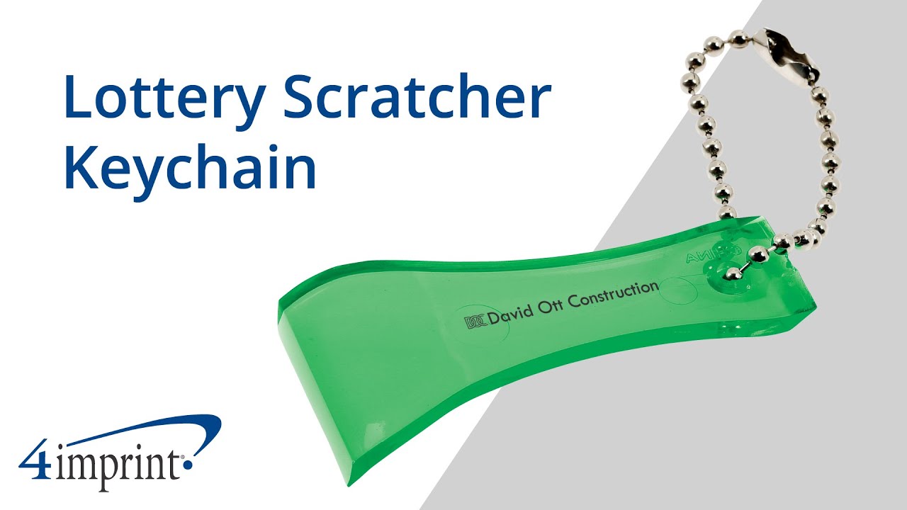 Lottery Scratcher Keychain by 4imprint - YouTube