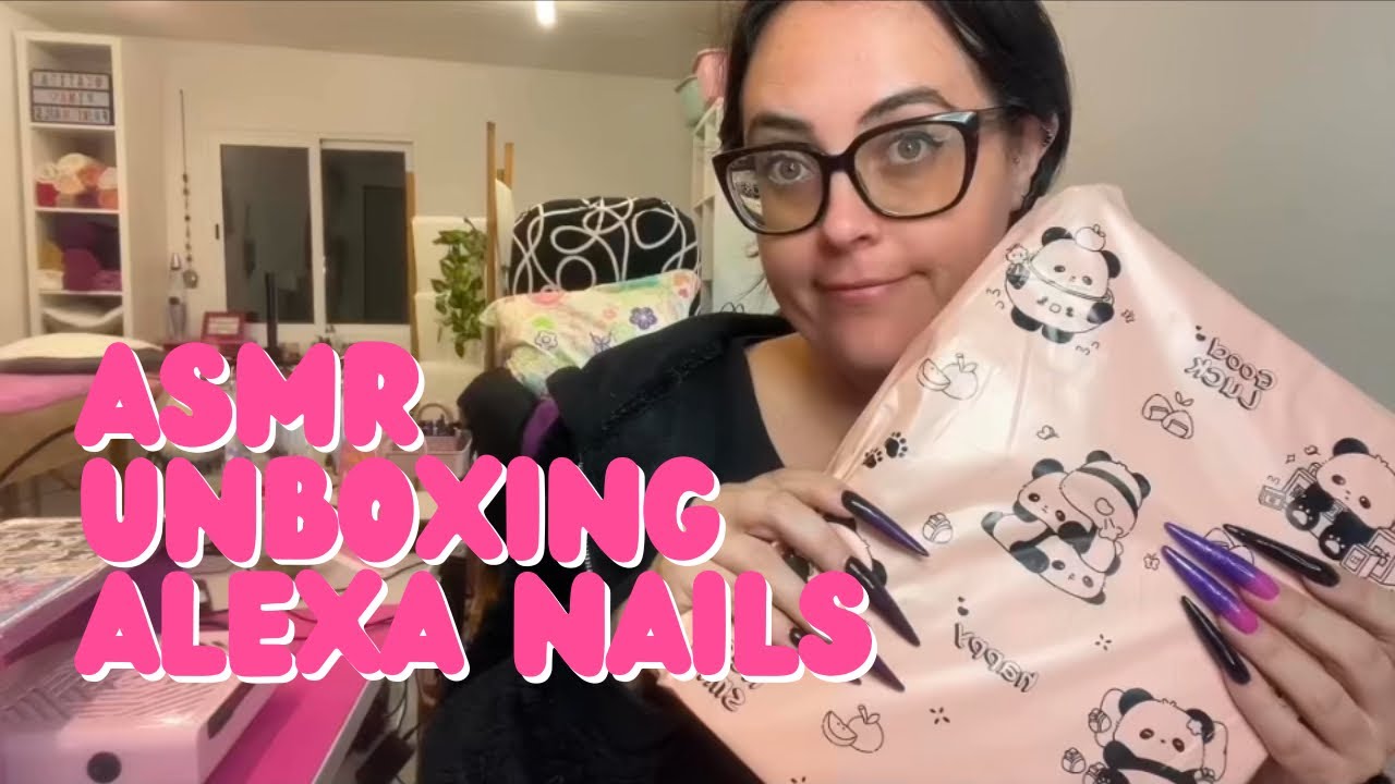 Asmr unboxing de productos de Alexa Nails🌸 - YouTube