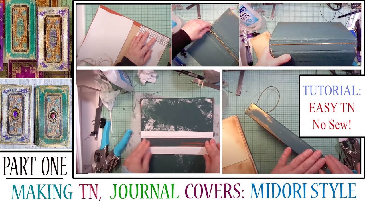 #1:Making TN Journal Covers: No sew, easy, in-depth guide for beginners ...