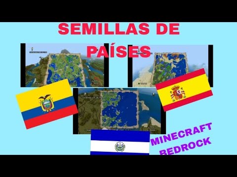 SEMILLAS DE PAISES - MINECRAFT BEDROCK 2023 - ECUADOR EL SALVADOR ...