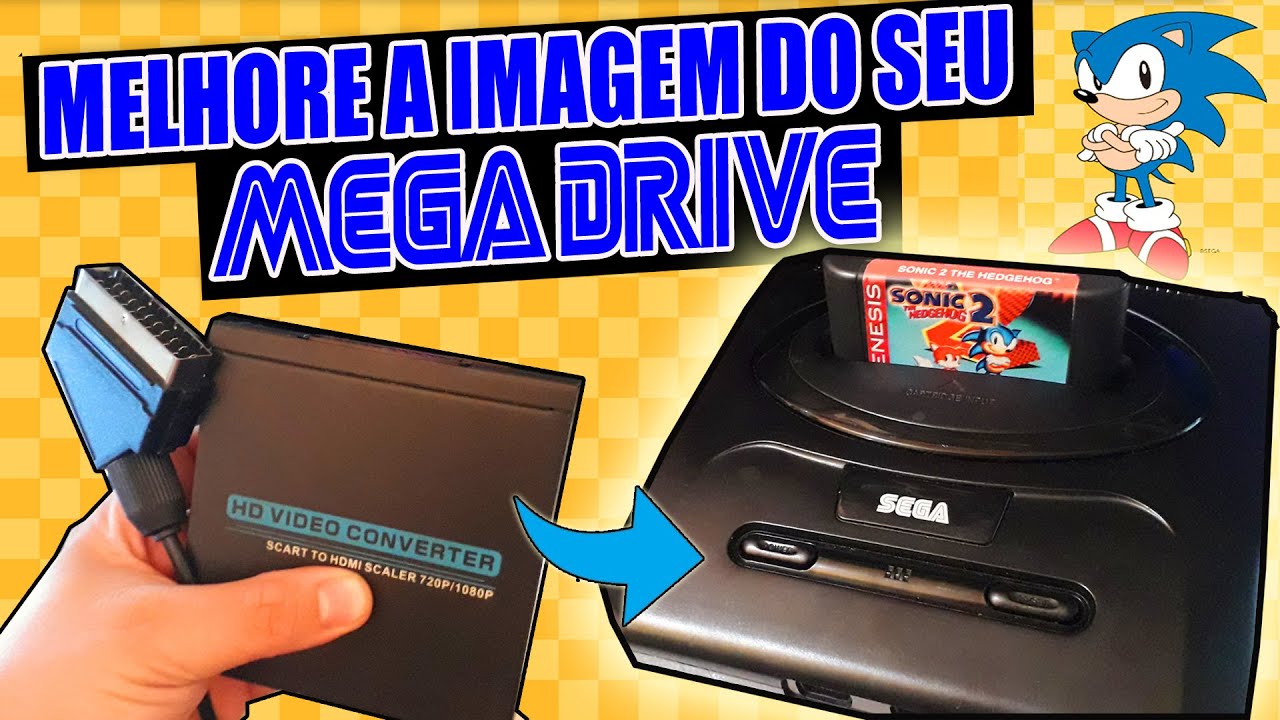 😁 MELHORE A IMAGEM DO SEU MEGA DRIVE! - YouTube