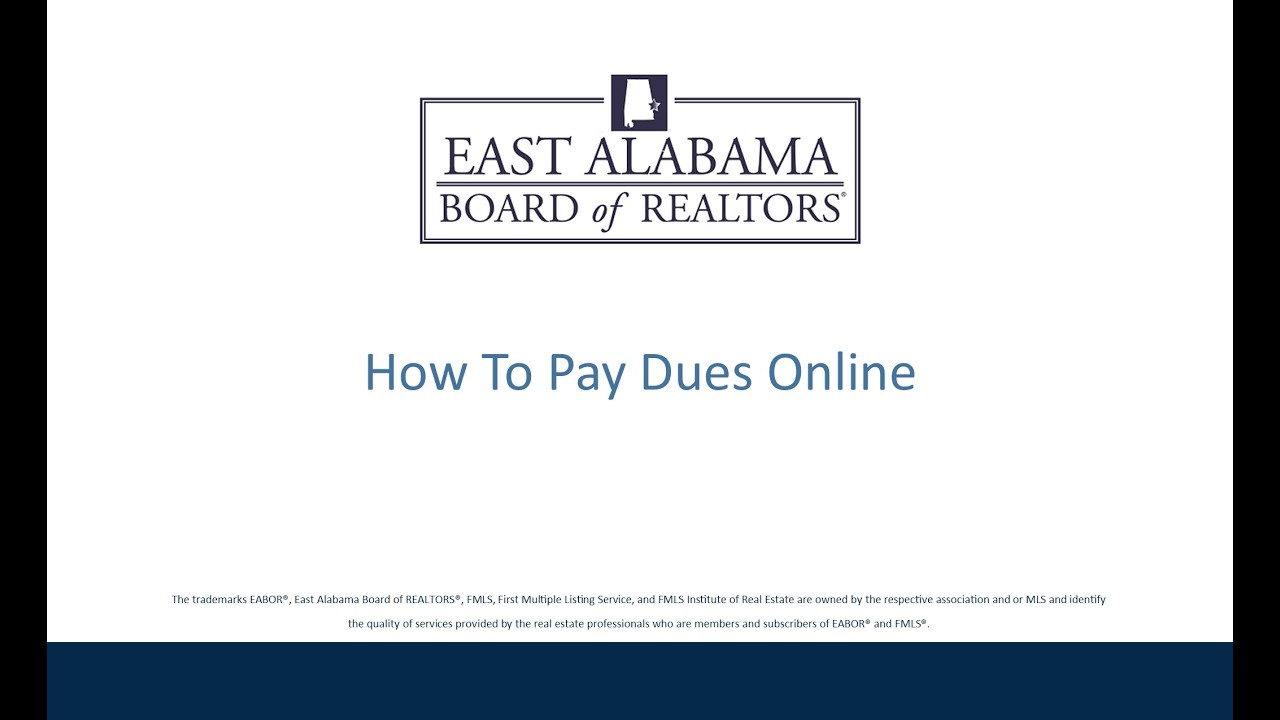 How Do I Pay Dues Online W/Narrator - YouTube