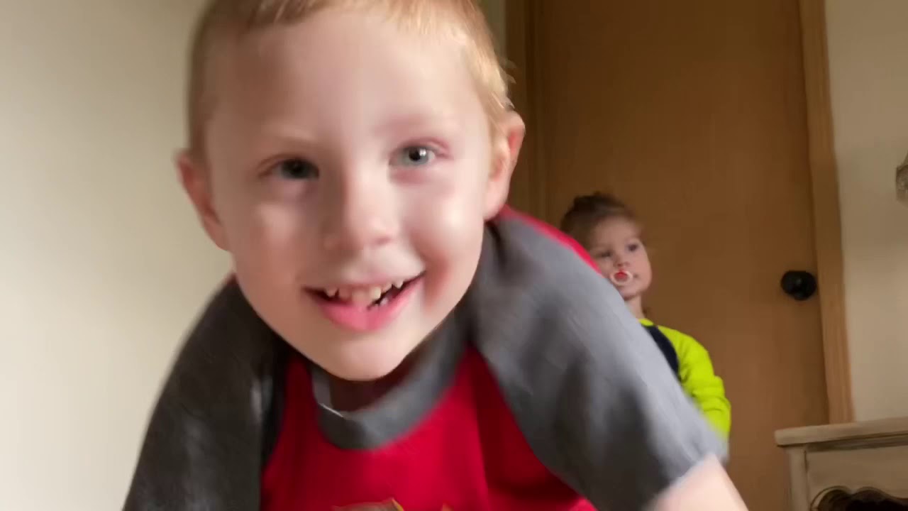 Autism twins playing with brother - YouTube