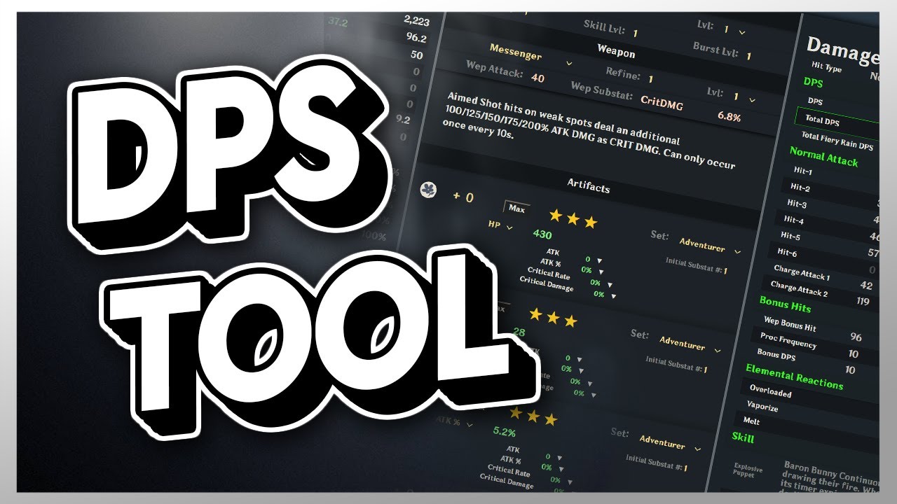 Ultimate DPS Tool! So Many Features! | Genshin Impact - YouTube