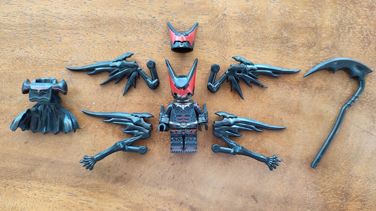 LEGO minifigures HELLBAT BATMAN - YouTube