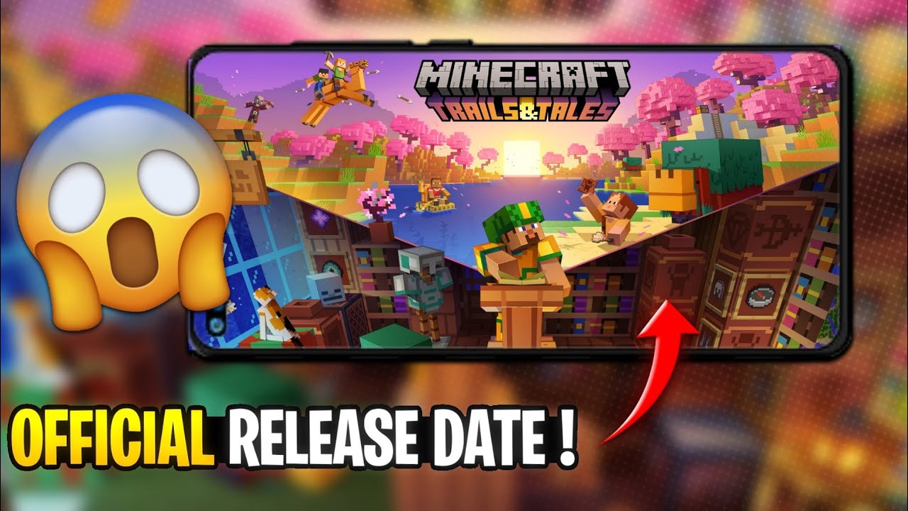 MINECRAFT NEW UPDATE OFFICIAL RELEASE DATE | TRAILS & TALES UPDATE ...