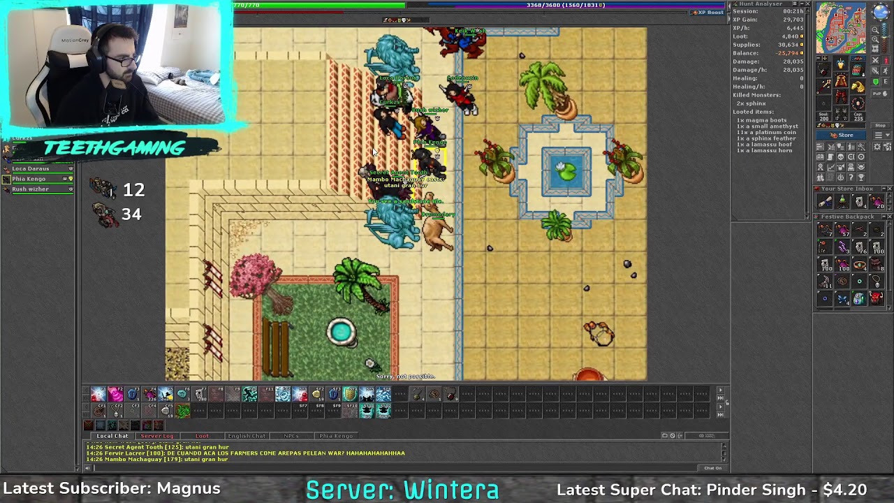 Tibia - Double Exp Weekend (Stream) - YouTube
