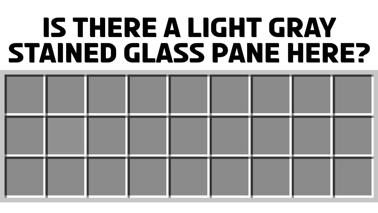 Glass Pane Recipe