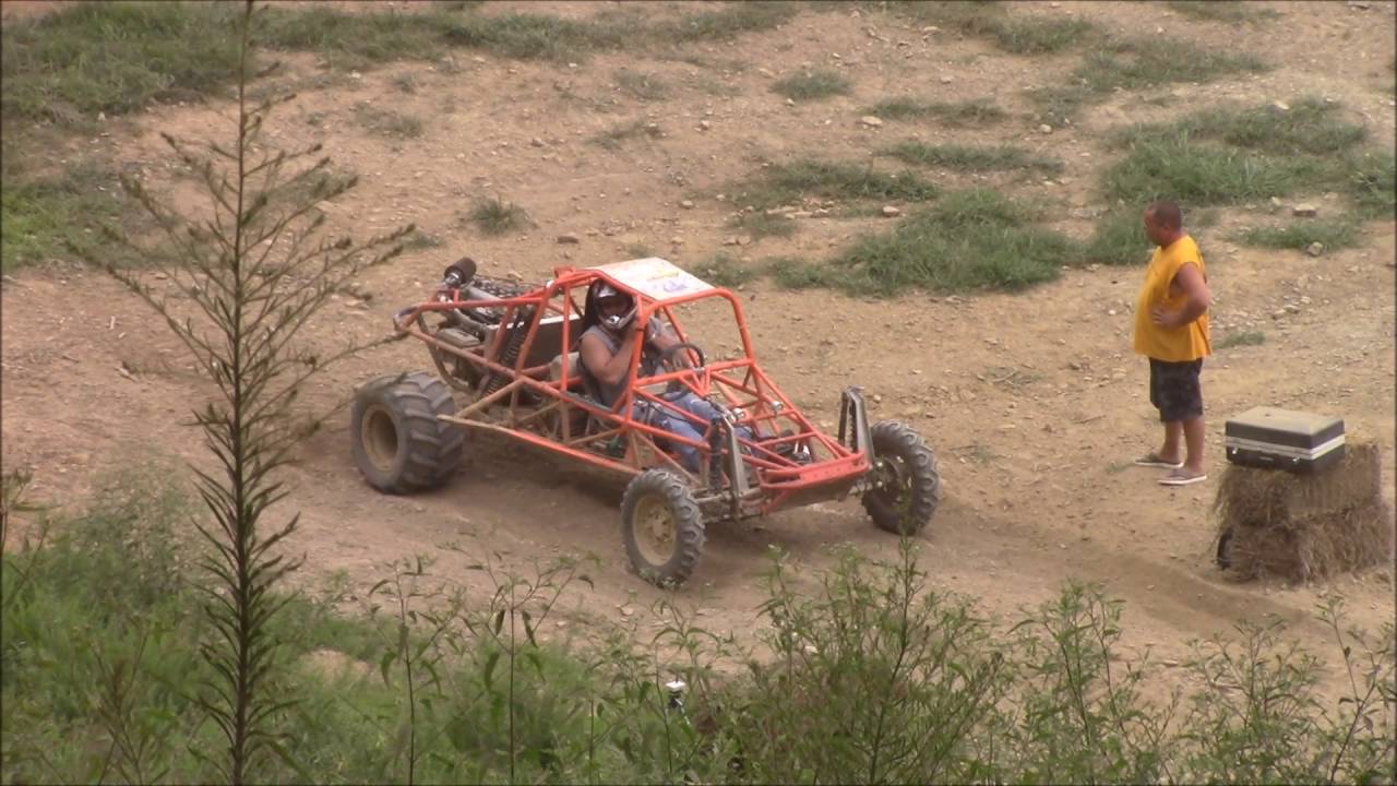 Woodsbuggy.com hillclimb, A class second run - YouTube