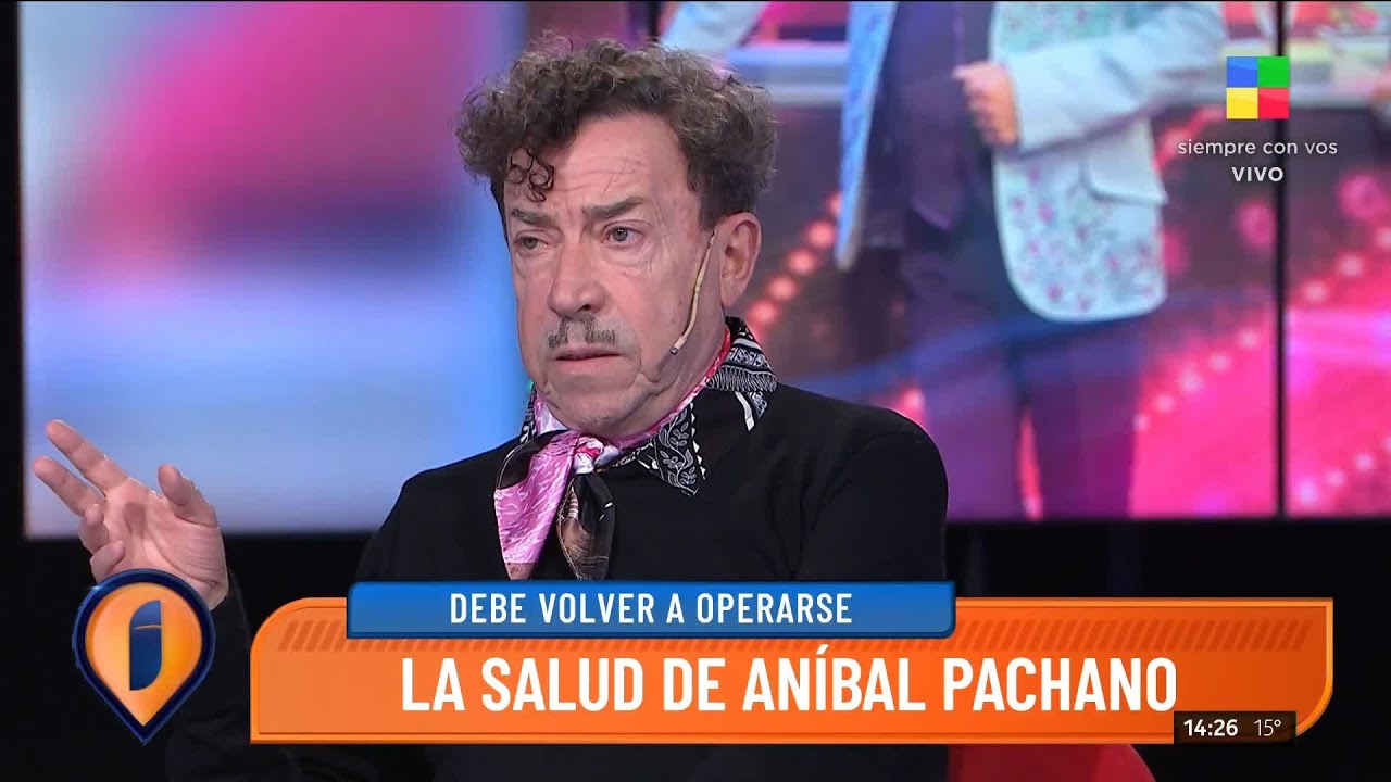 💬 La salud de Aníbal Pachano: "Tengo un tumor en el área motriz del ...