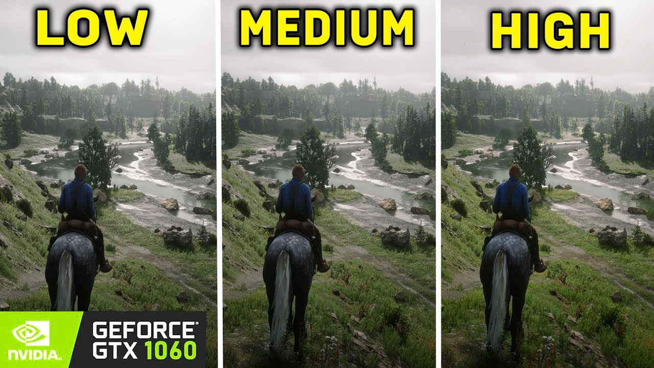 Red Dead Redemption 2 Benchmark FPS Test - GTX 1060 6gb | 1080p 720p ...