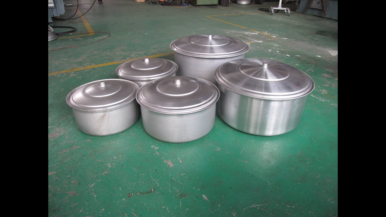 Aluminum pot metal CNC spinning process；Altron joby - YouTube