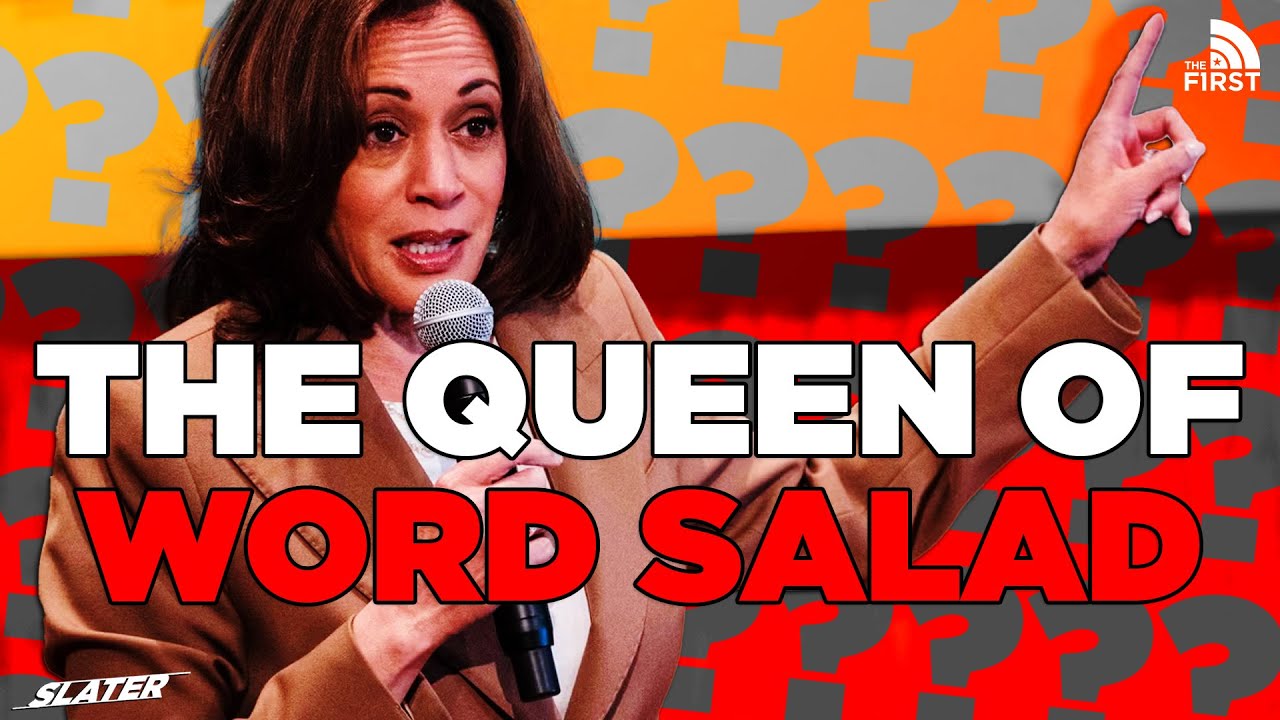 Kamala's Word Salad Turned Into HYSTERICAL Art - YouTube