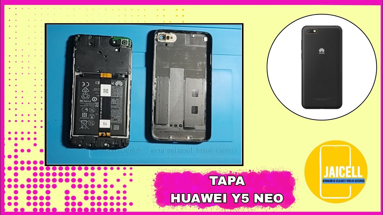 Huawei Y5 Neo || Como quitar destapar || Retirar tapa Huawei DRA-LX3 ...