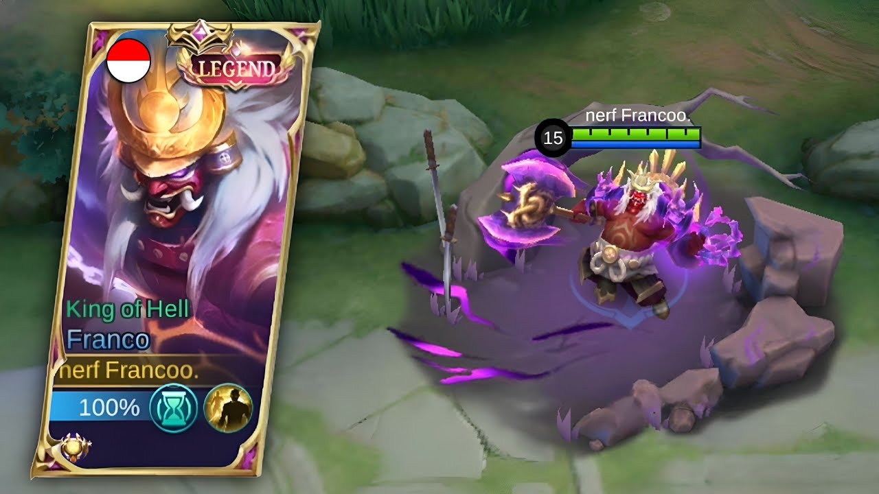 Franco New Legend Skin 10000 Diamonds - YouTube