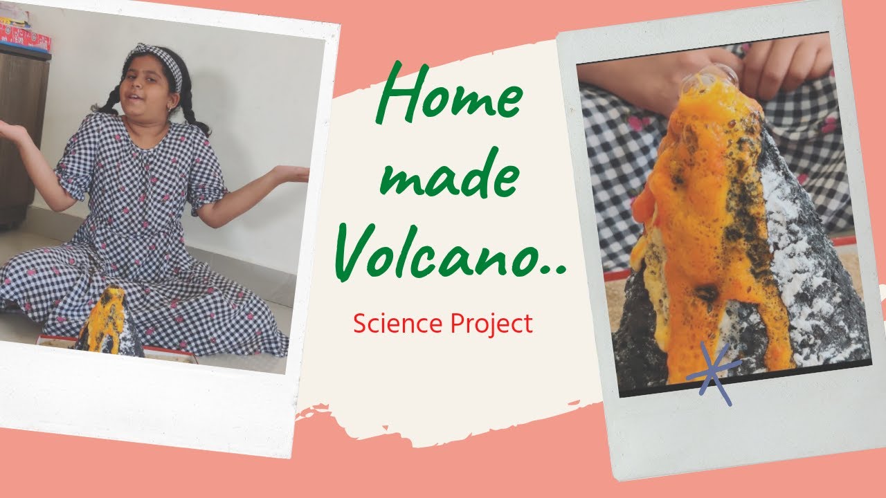 Home Made Volcano | Lava Eruption | How to make a volcano DIY Science ...