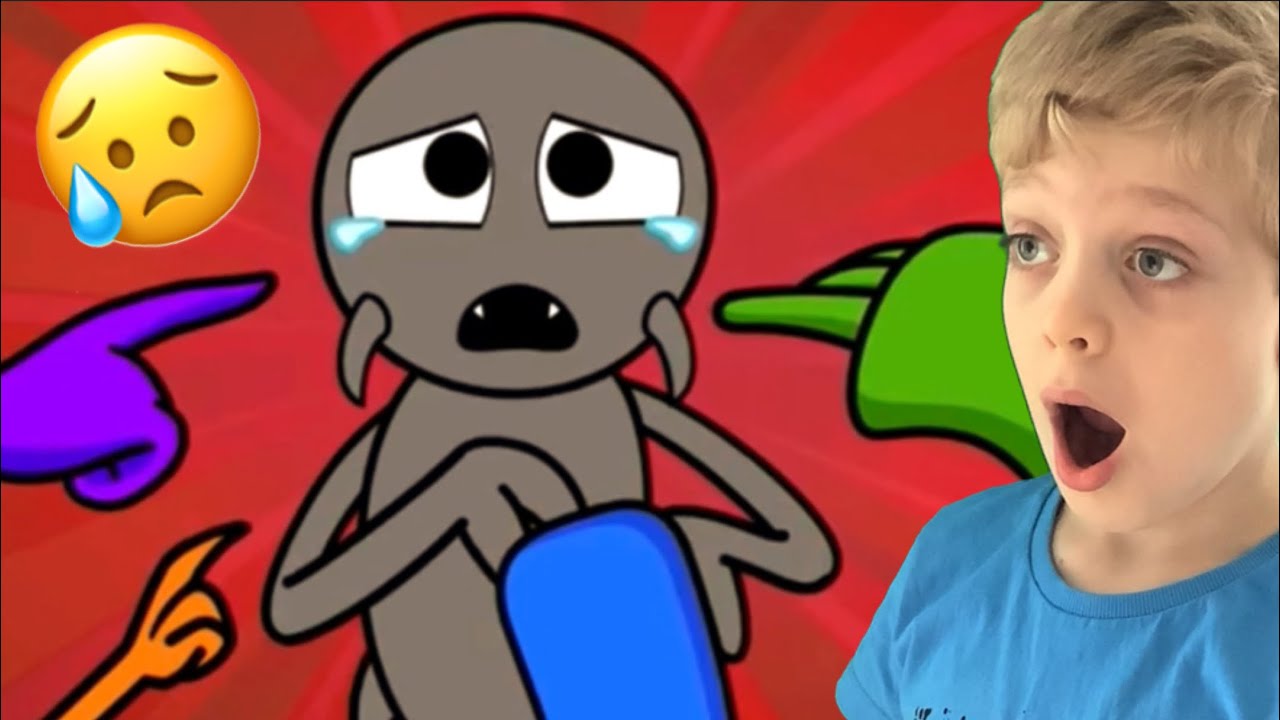The REJECTED Rainbow Friend… (SAD STORY 😢) @GameToonsOfficial (Reaction ...
