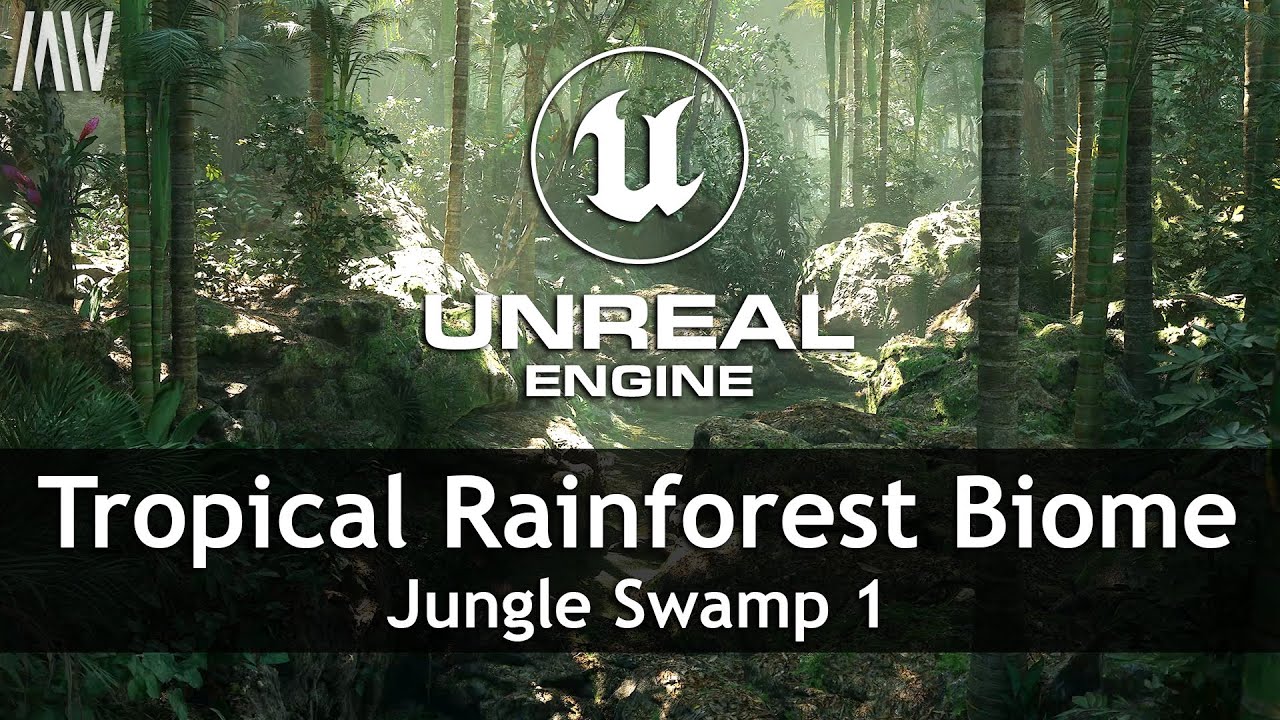 MAWI Tropical Rainforest | Unreal Engine 5.2 | Jungle Swamp 1 # ...
