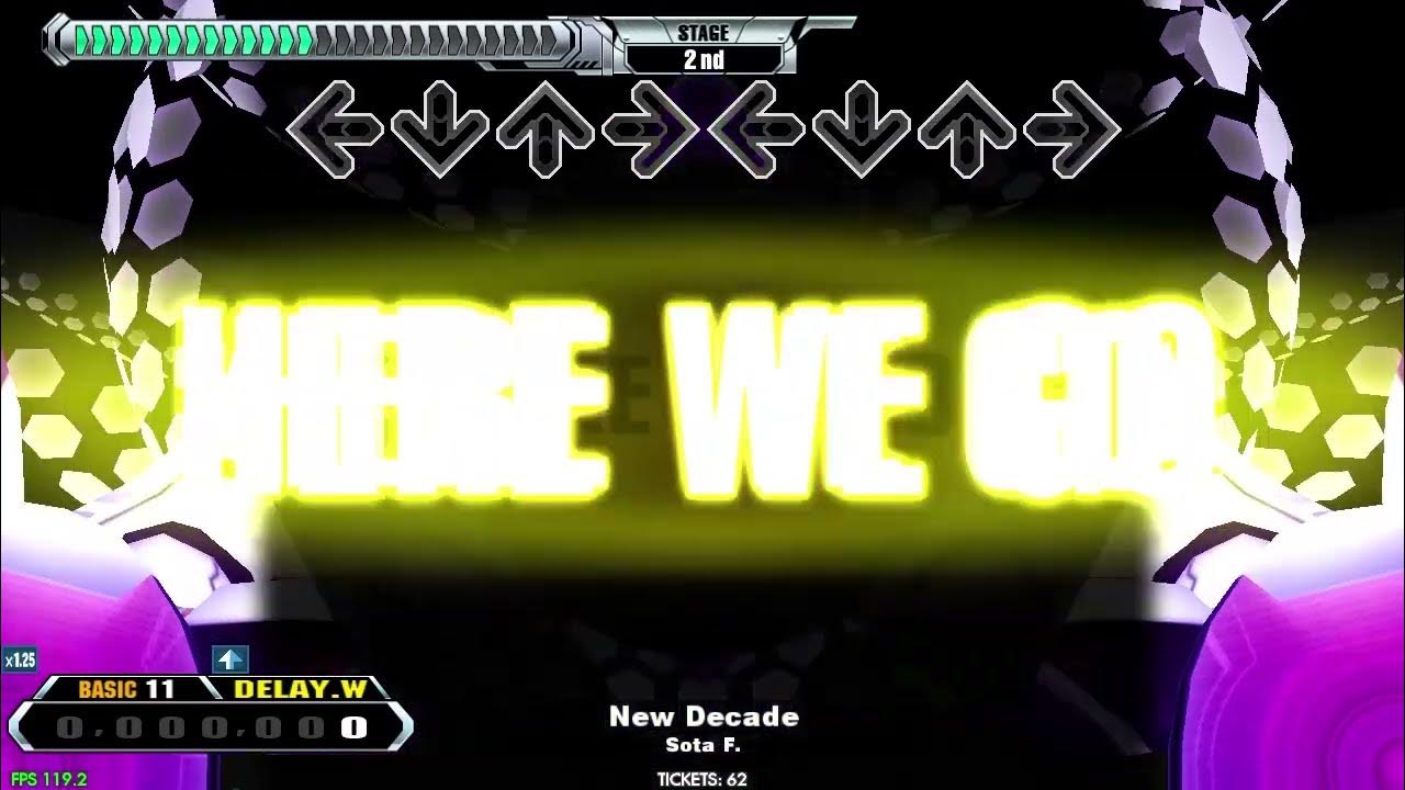 【LV11】DDR / New Decade - BASIC DOUBLE with handclap - YouTube