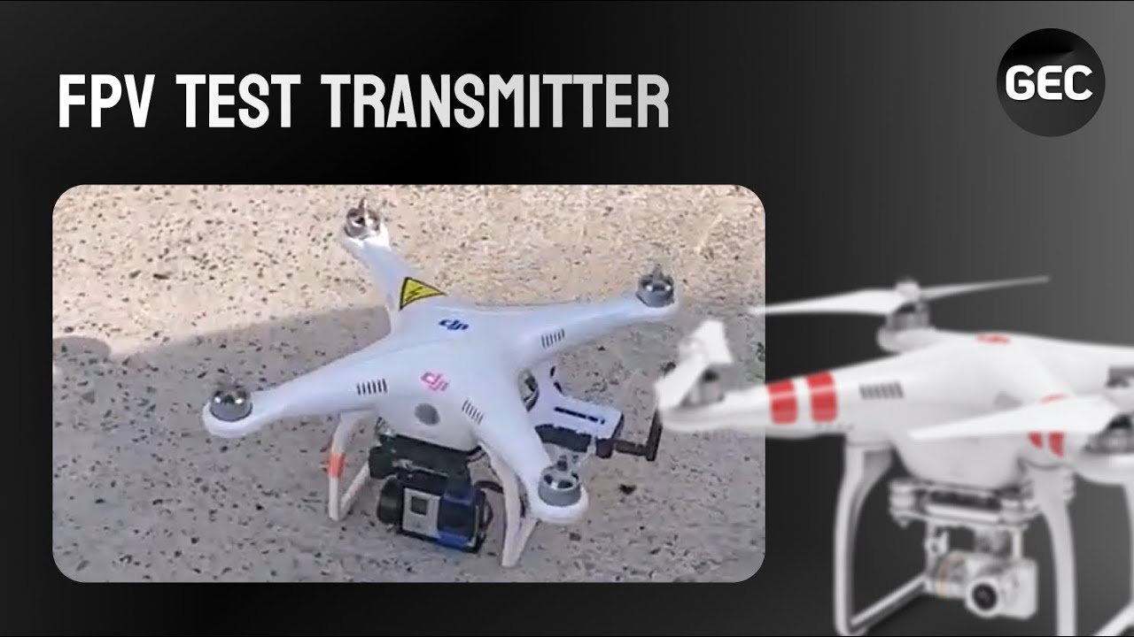 fpv test transmitter 500mw 5.8 Ghz. - YouTube