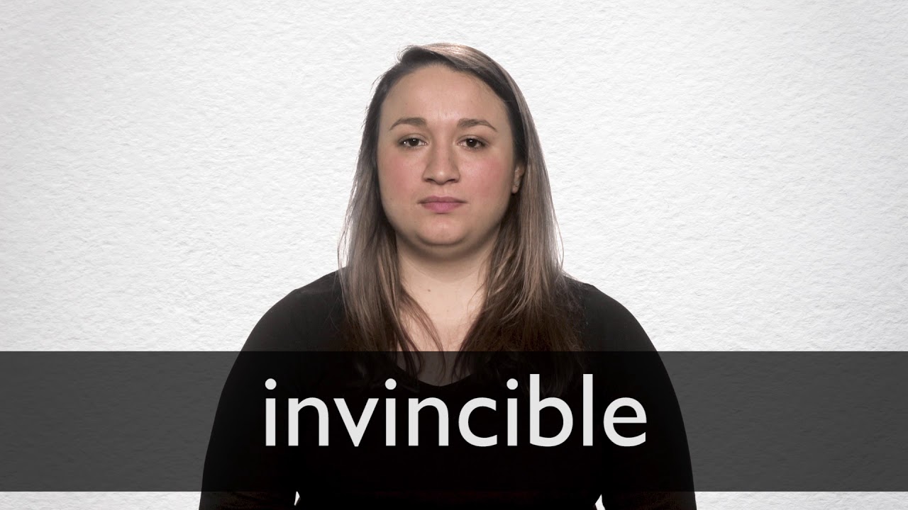 How to pronounce INVINCIBLE in British English - YouTube