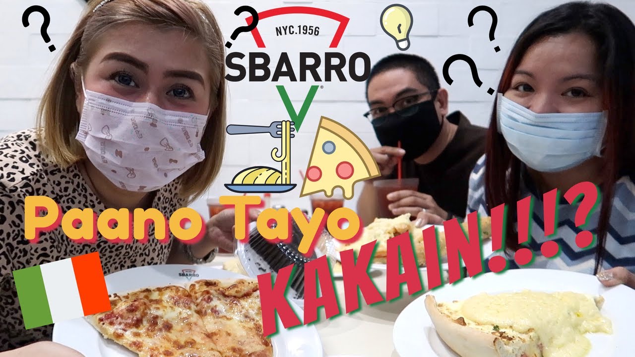 Sbarro Food Review ( Face Mask Challenge Ba 'to?) - YouTube