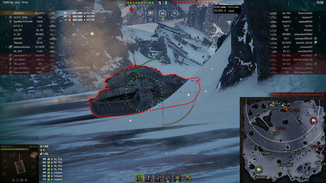 Object 279 early - gameplay Glacier - YouTube