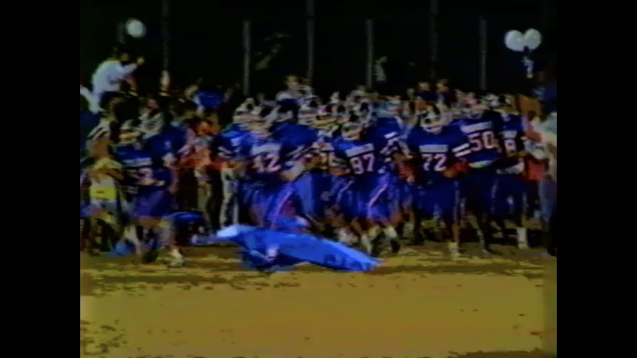 1989 Harrah Panthers Football - YouTube