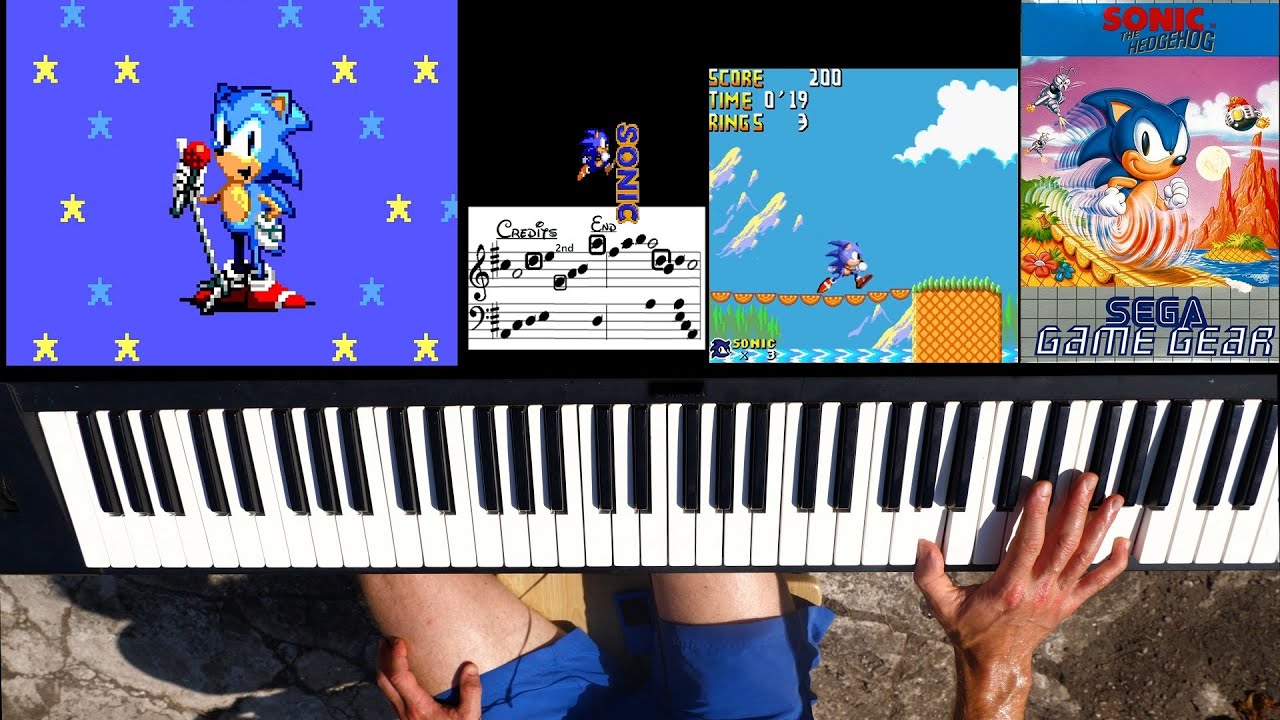 SONIC SMS FULL OST (PIANO TUTORIAL) - YouTube