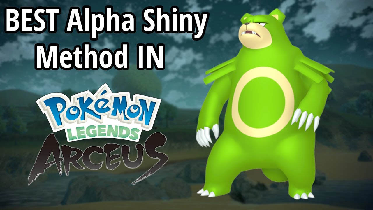 BEST Alpha Shiny method?? - Pokemon Legends Arceus!! - YouTube