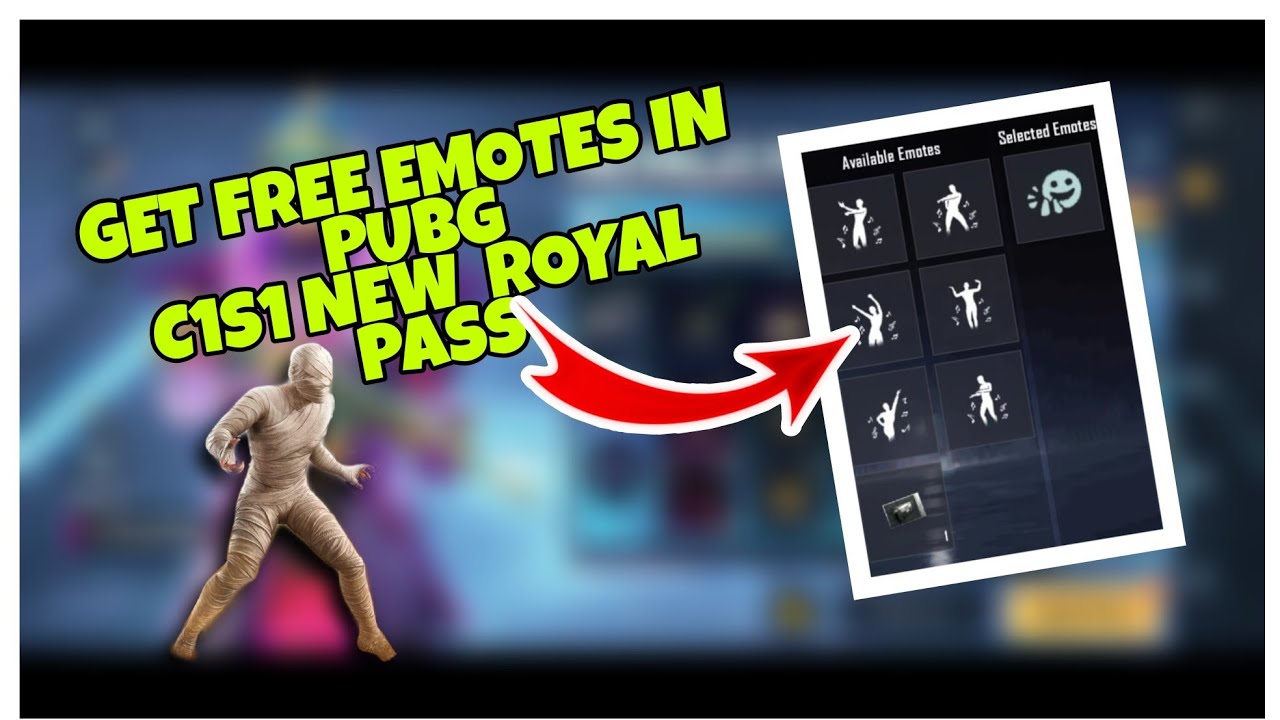 How to get free Sus Emote and more Old Emote In Pubg | Season C1S1 ...