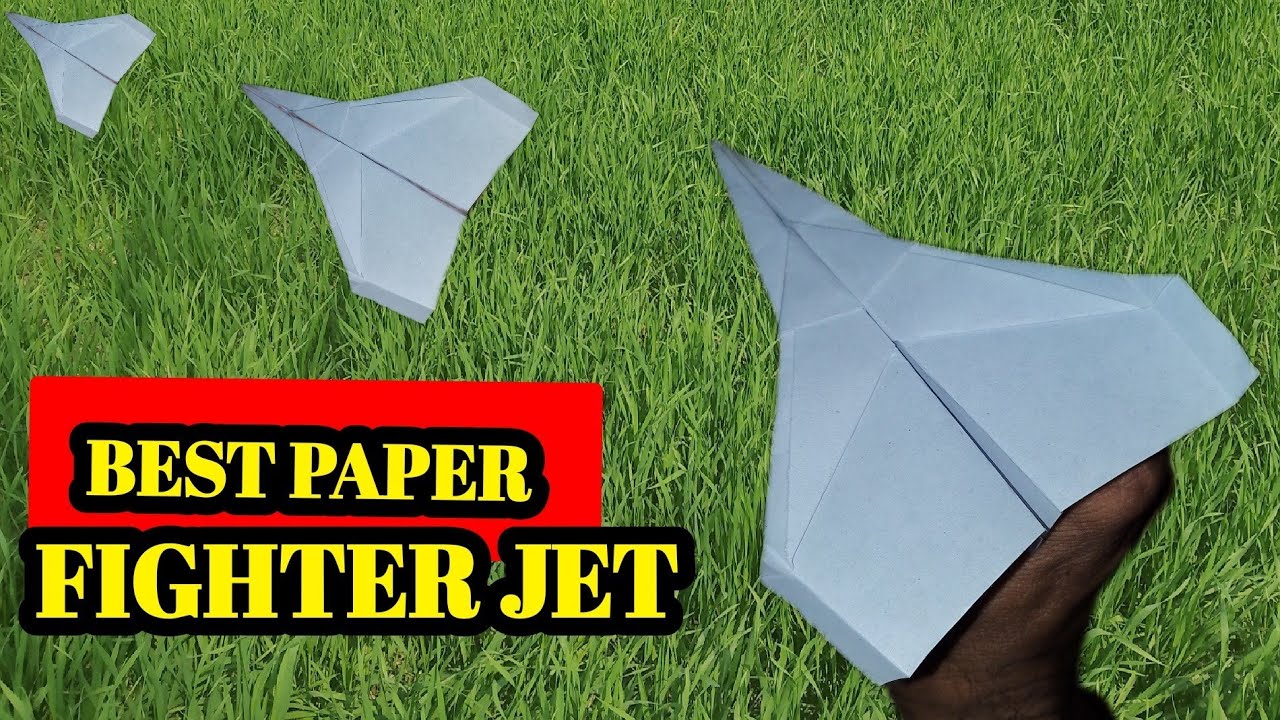 How to make paper fighter jet like real jet/#paperplane# - YouTube