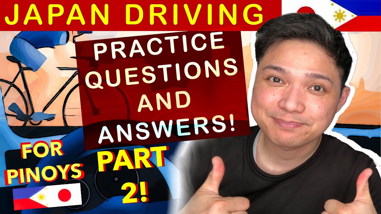 PART 2! DRIVING TEST IN JAPAN 2021 ENGLISH QUESTIONS AND ANSWERS ...